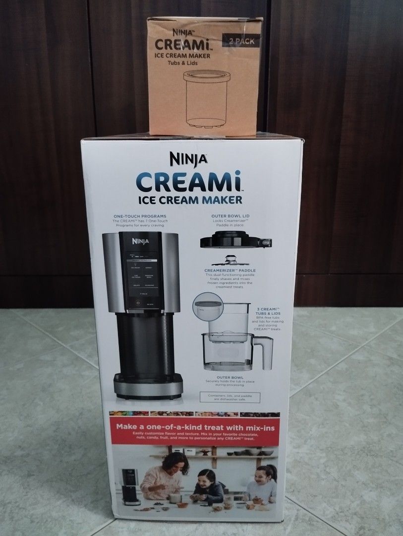 Ninja CREAMi Ice Cream Maker (sealed condition), TV & Home Appliances ...