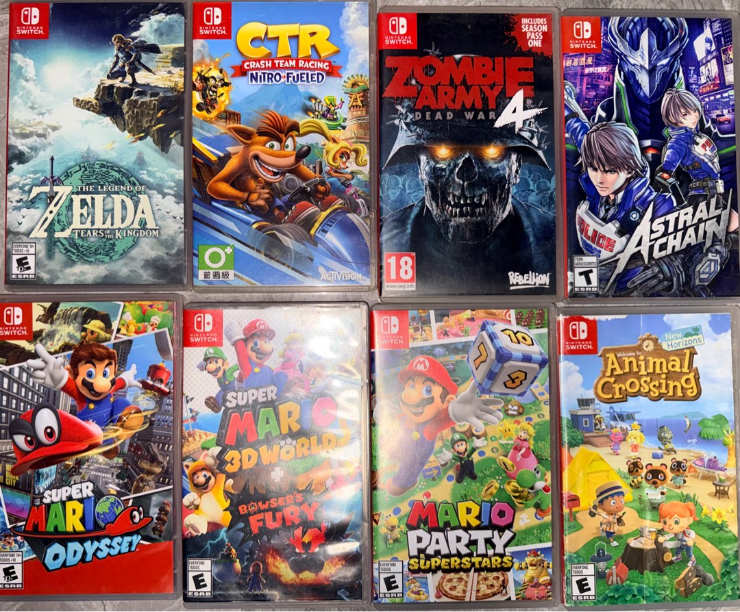 Nintendo Switch Games - Zelda, Mario, and More, Video Gaming, Video ...