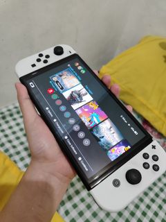 Nintendo Switch OLED White, Video Gaming, Video Game Consoles, Nintendo ...