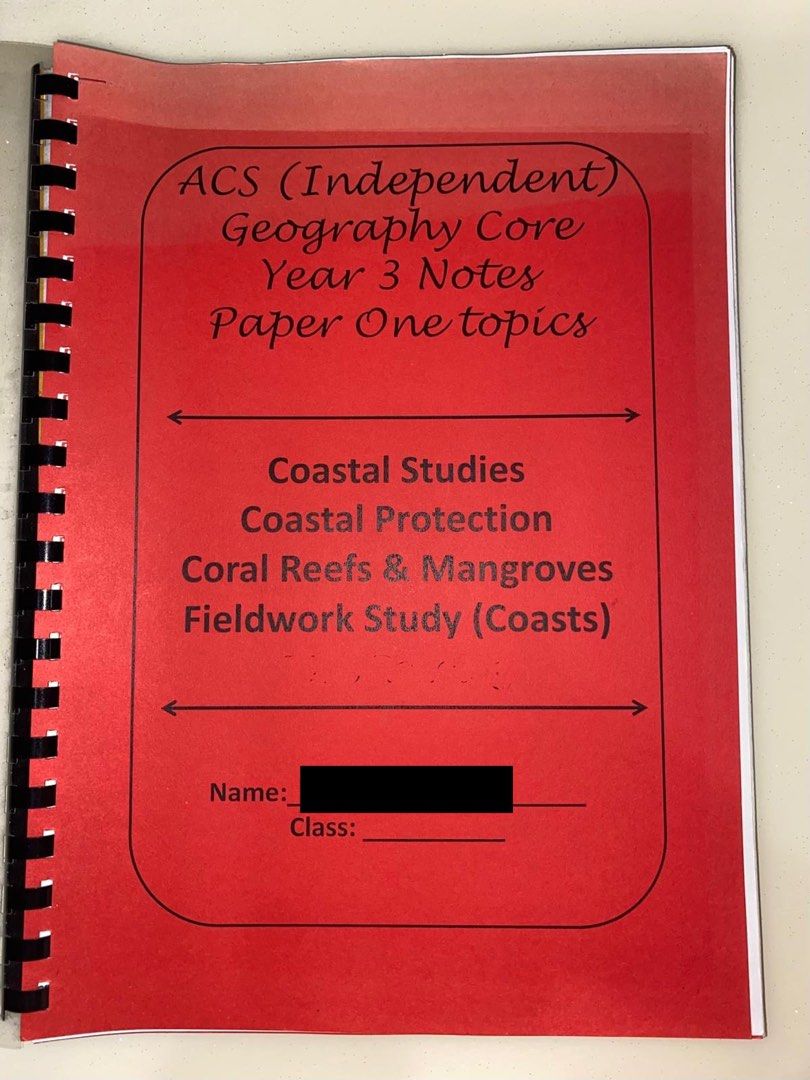 O Level Geography Notes - Year 3 & 4, Hobbies & Toys, Books & Magazines ...