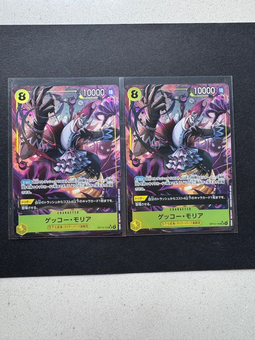 One Piece Card Game - Gecko Moria OP14-104, Hobbies & Toys, Toys ...
