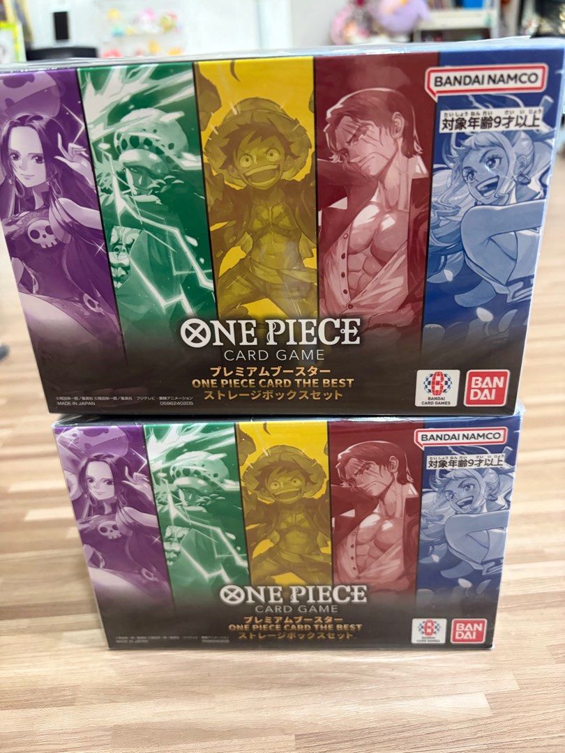 One Piece Card Game - Premium Booster Storage Box Set (1 left), Hobbies ...