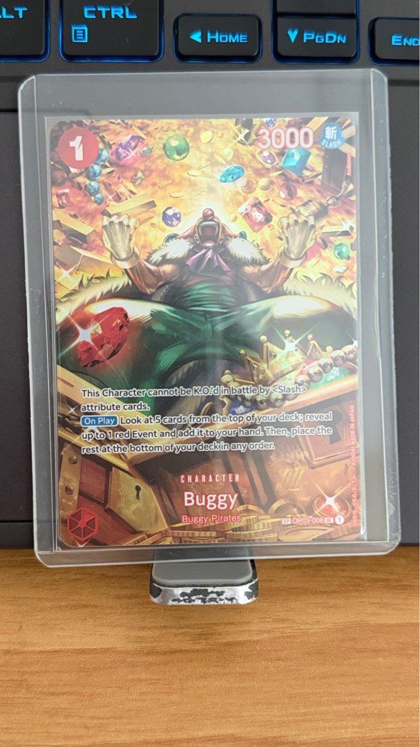 One Piece Card Game TCG - Buggy OP03-008 SP Alt Art OP06 - English ...