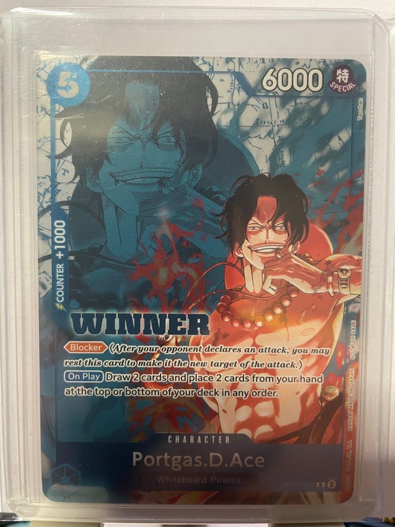 OPTCG Ace Winner [ Pls Read the description], Hobbies & Toys ...