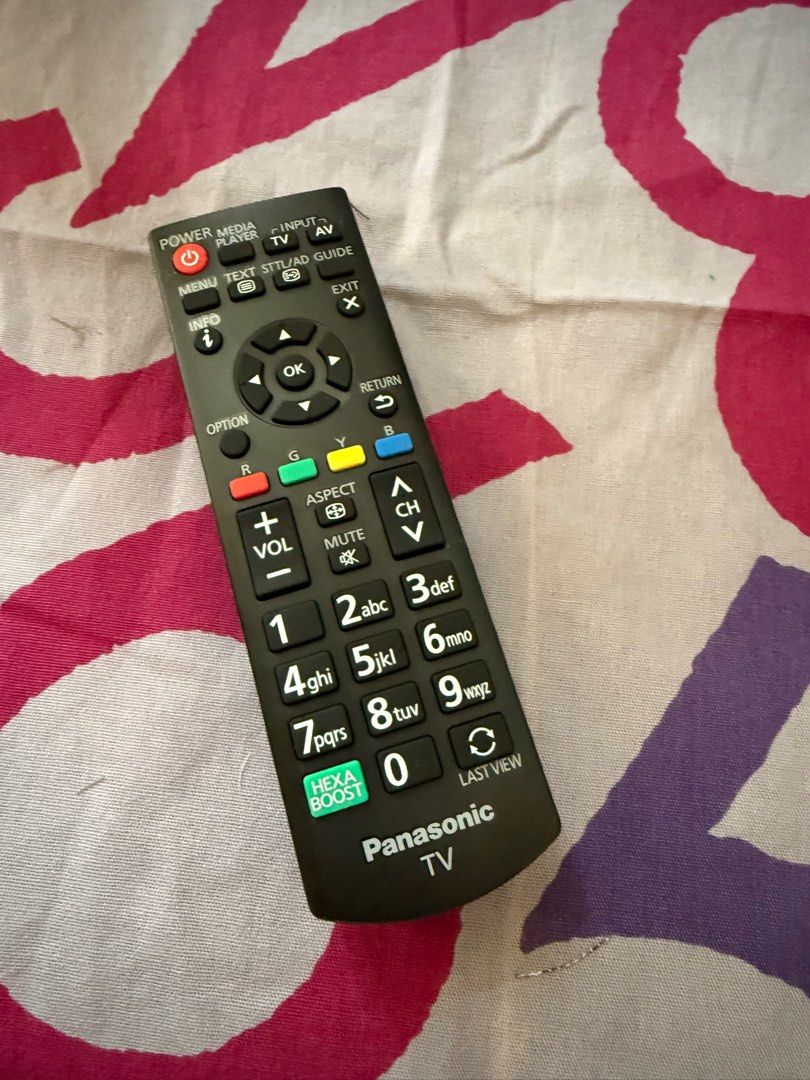 Panasonic TV Remote Control N2QAYB樂聲牌搖控器, 家庭電器, 電視 & 其他娛樂, 電視組件及配件 ...