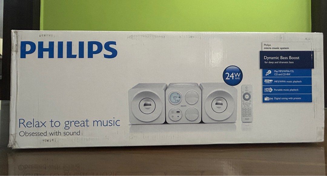 Philips Micro Music System-MC1055, Audio, Portable Music Players on ...