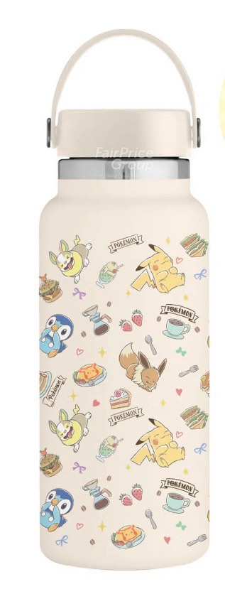 NTUC Pokemon Vacuum Flask 1000ml, Furniture & Home Living, Kitchenware ...