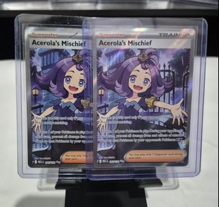 Pokemon Card - Acerola's Mischief, Hobbies & Toys, Toys & Games on ...