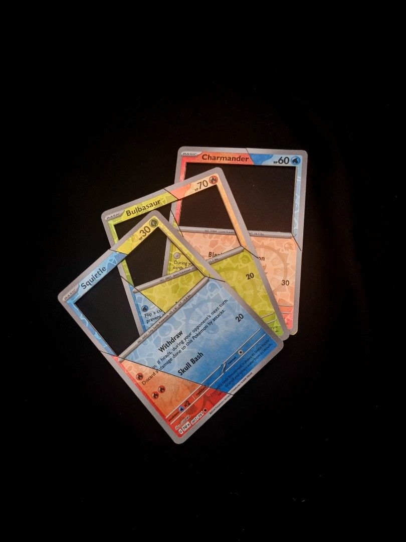 Pokemon TCG - Squirtle Bulbasaur Charmander Tag Team Shadowbox, Hobbies ...