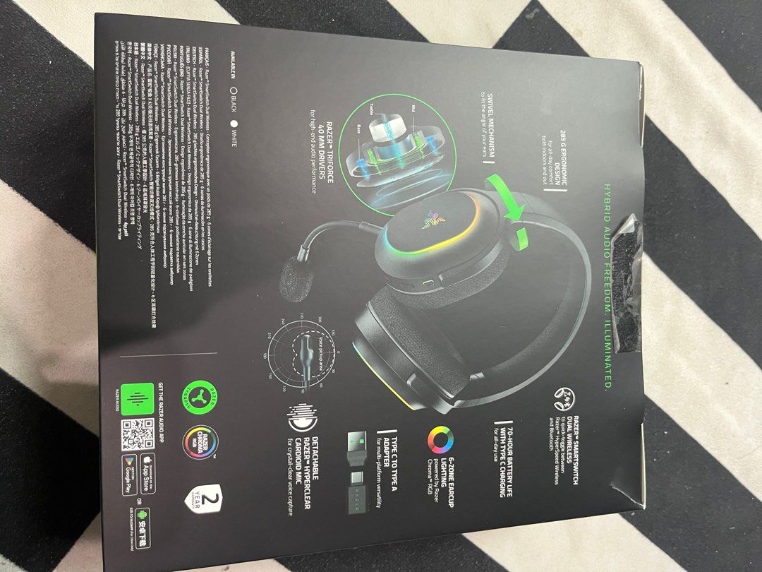 Razer Barracuda X Chroma Wireless Gaming Headset, Audio, Headphones ...