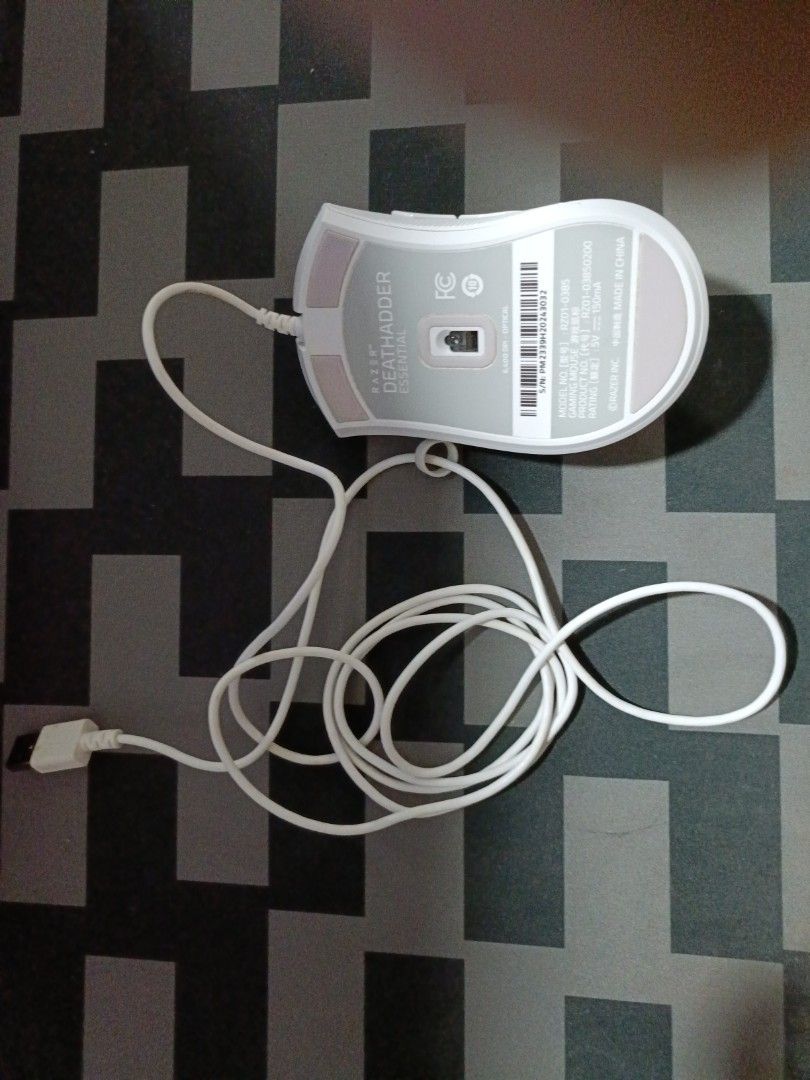 Razer DeathAdder Essential Gaming Mouse - White colored -wired ...