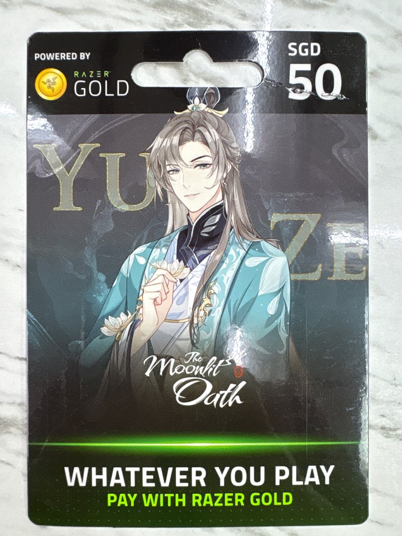 Razer Gold Gift Card - SGD 50, Video Gaming, Gaming Accessories, Game ...