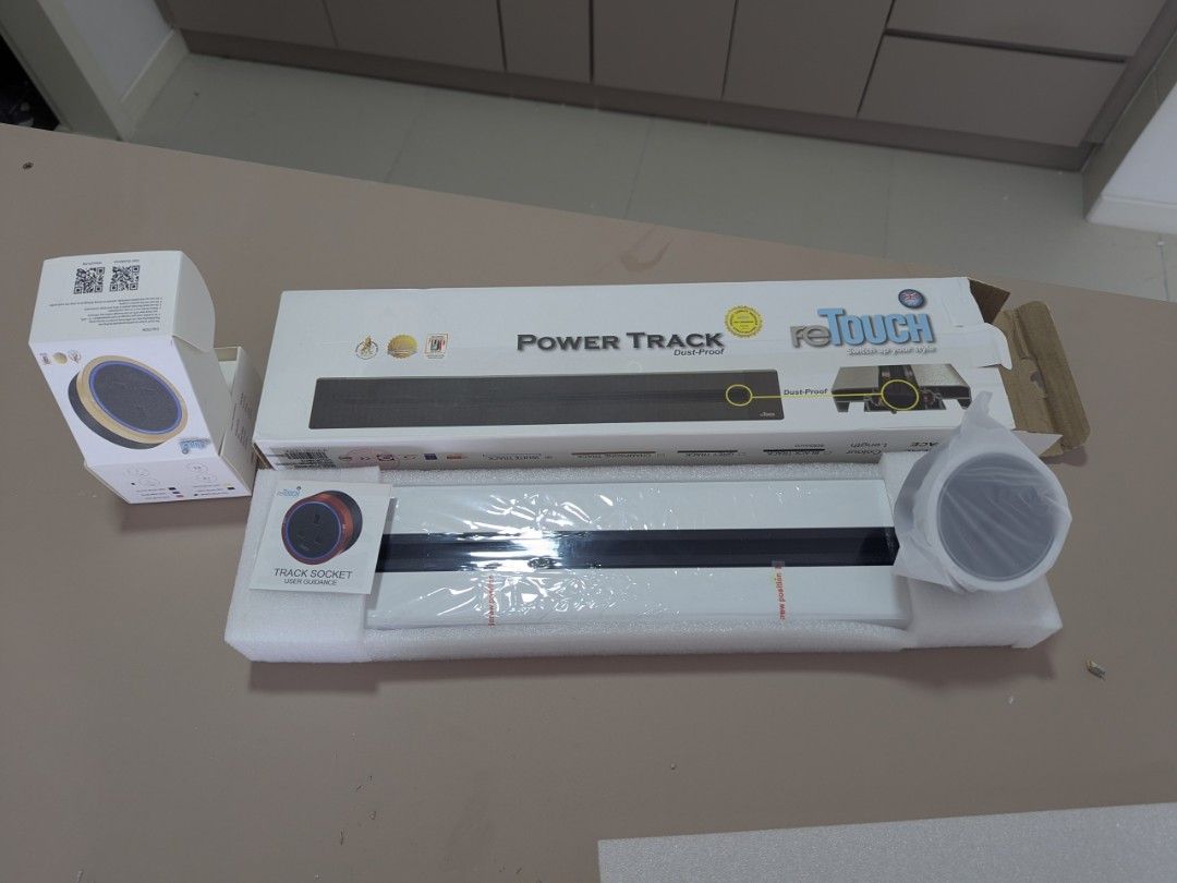 2 set reTouch Power Track with Socket, TV & Home Appliances, Electrical ...