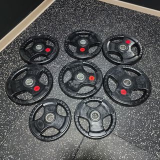 Vigor Virgin Rubber Bumper Plates, Sports Equipment, Exercise & Fitness ...