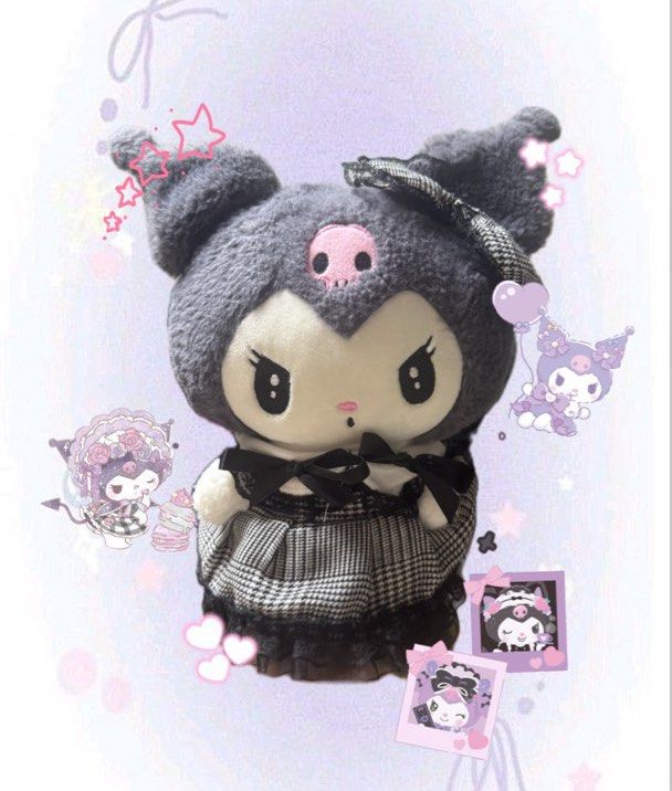 sanrio gothic lolita kuromi plush!, Hobbies & Toys, Toys & Games on ...