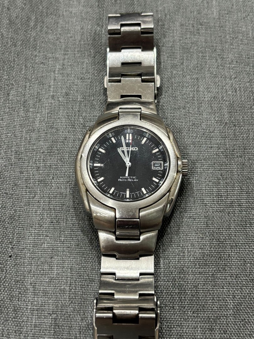Seiko Kinetic Auto Relay Watch, Men's Fashion, Watches & Accessories ...