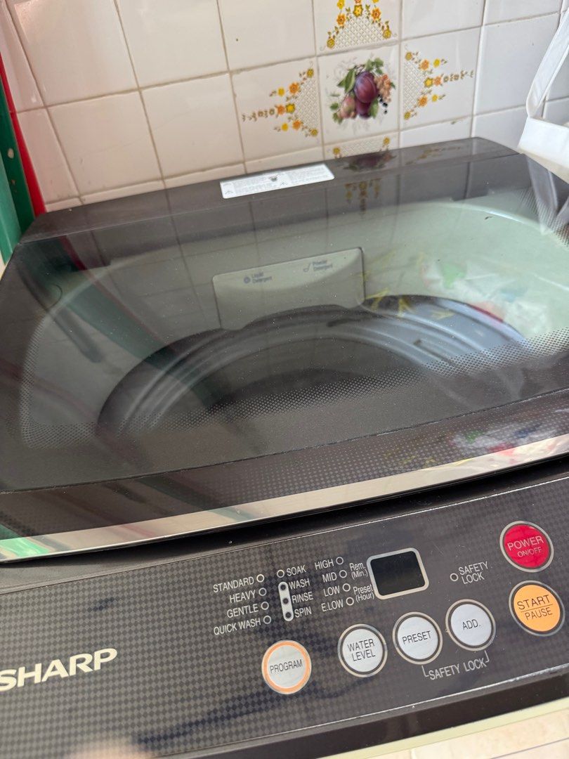 Sharp Top Load Washing Machine, TV & Home Appliances, Washing Machines ...