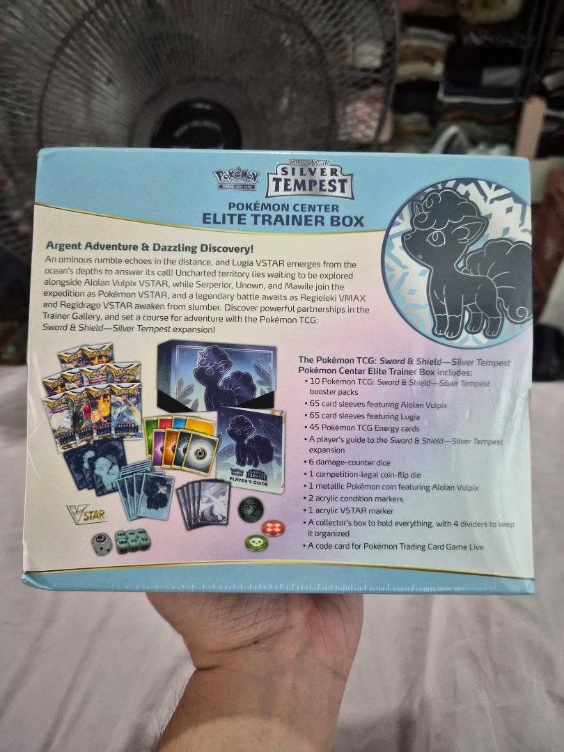 Silver Tempest Pokemon Center Elite Trainer Box ETB, Hobbies & Toys ...