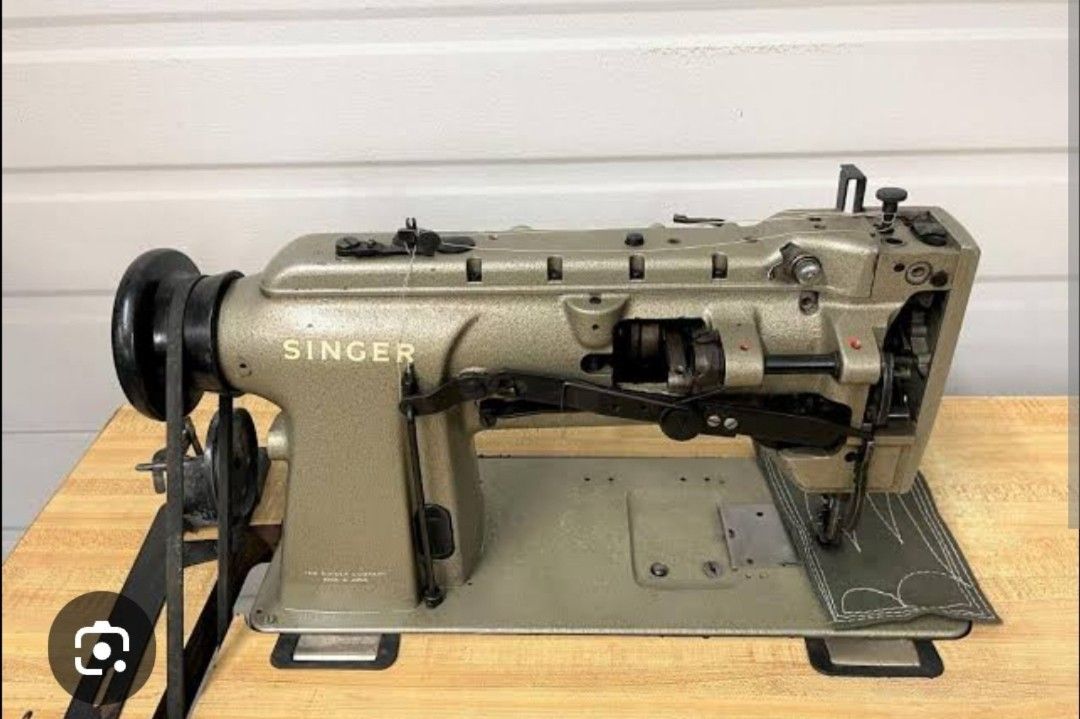 Singer 211 Walking Foot Industrial Sewing Machine Japan Original Semi ...