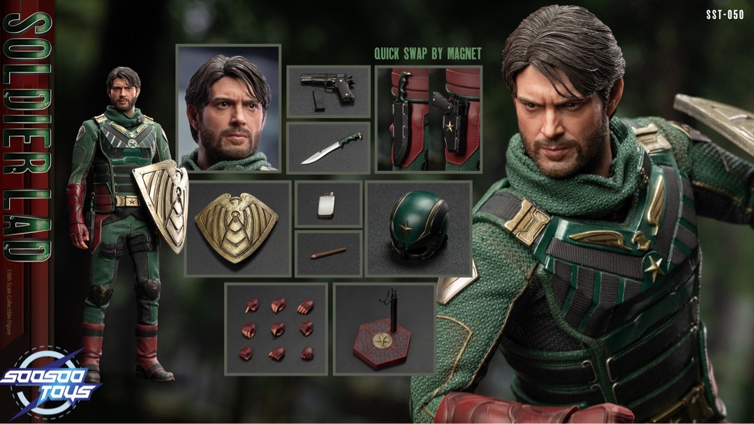 Soosoo Toys Soldier Lad 1/6 Scale Collectible Figure, Hobbies & Toys ...