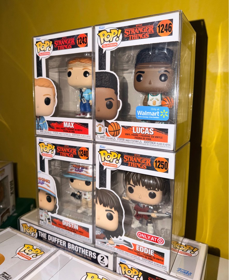 Stranger Things Funko Pop! Max Mayfield, Lucas Sinclair, Dustin ...