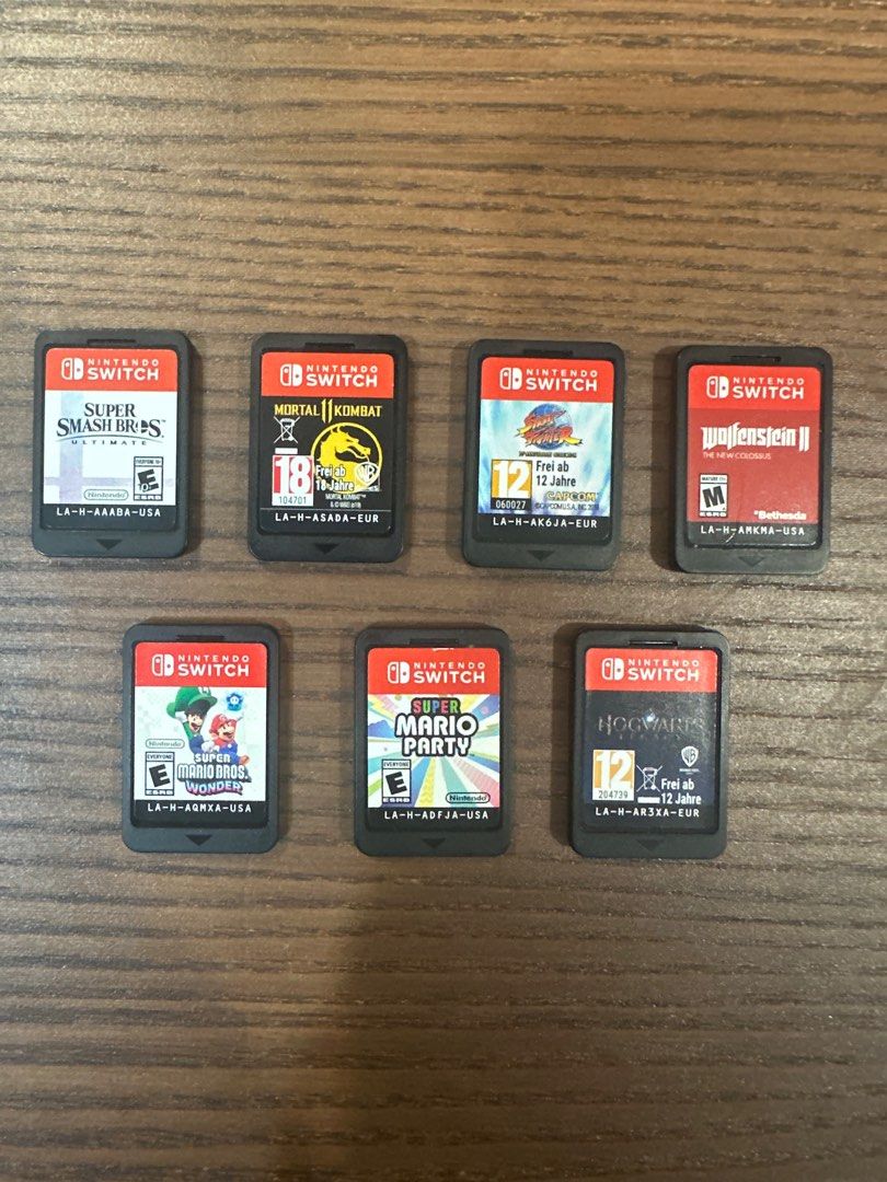 Super Smash Bros Ultimate Mortal Kombat 11 Street Fighter Wolfenstein 2 ...