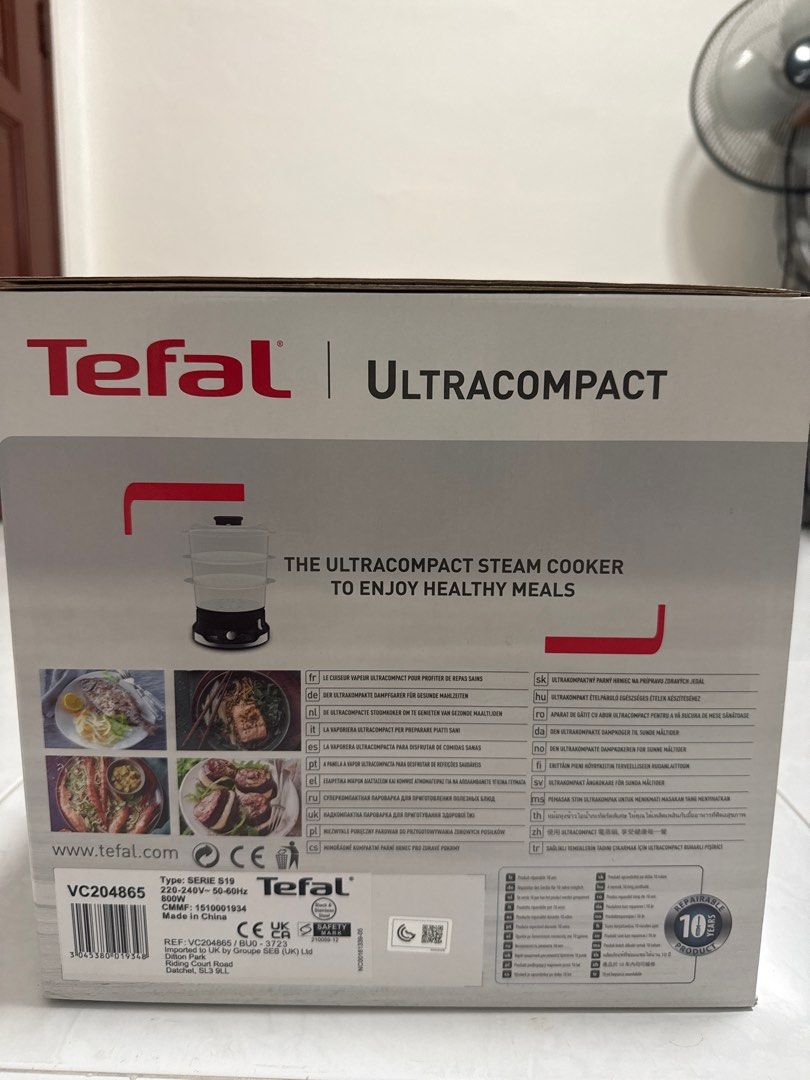 Tefal Ultracompact Steam Cooker - Brand New, TV & Home Appliances ...