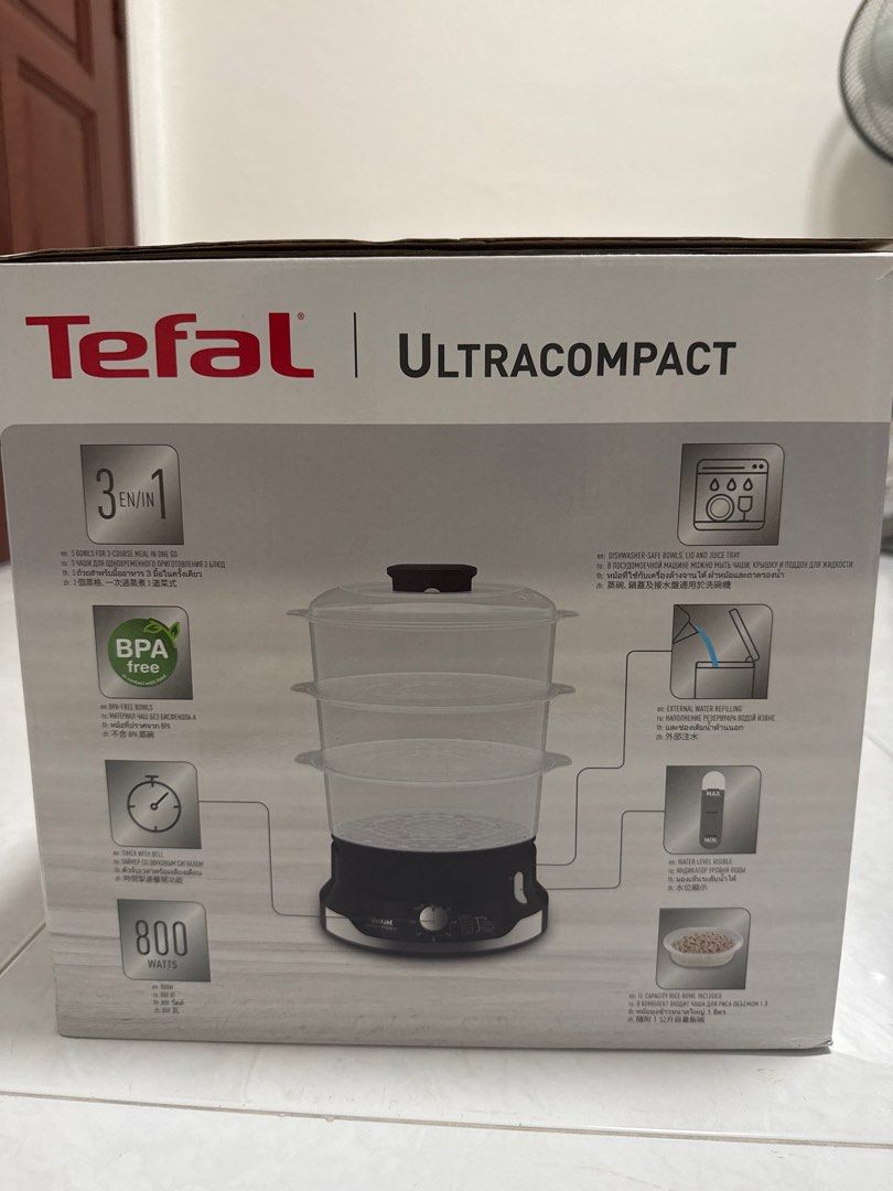 Tefal Ultracompact Steam Cooker - Brand New, TV & Home Appliances ...