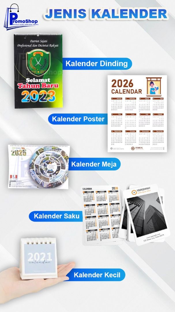 Tempat Cetak Kalender Duduk Terdekat Bikin Kalender 2026 Harga Murah ...