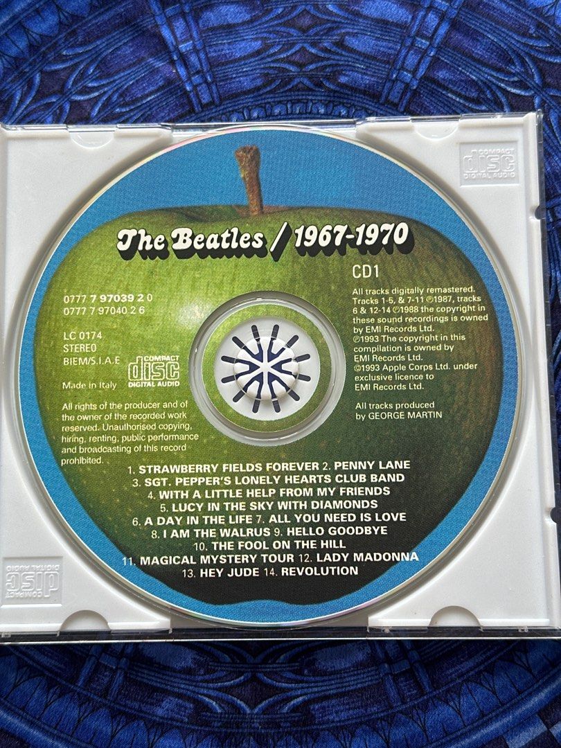 The Beatles 1967-1970 CD, Hobbies & Toys, Music & Media, CDs & DVDs on ...