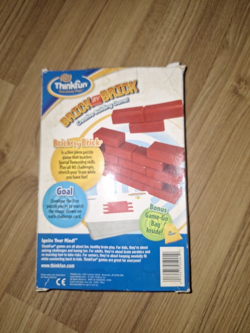 ThinkFun Brick by Brick Building Game, Hobbies & Toys, Toys & Games on ...