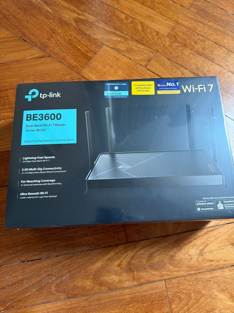 TP-Link BE3600 Dual-Band Wi-Fi 7 Router, Computers & Tech, Parts ...