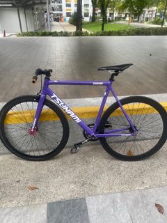 🔵🟣🔴TSUNAMI SNM-100 FIXIE Bike Multi Colorways | SNM100 Fixed Gear Track ...