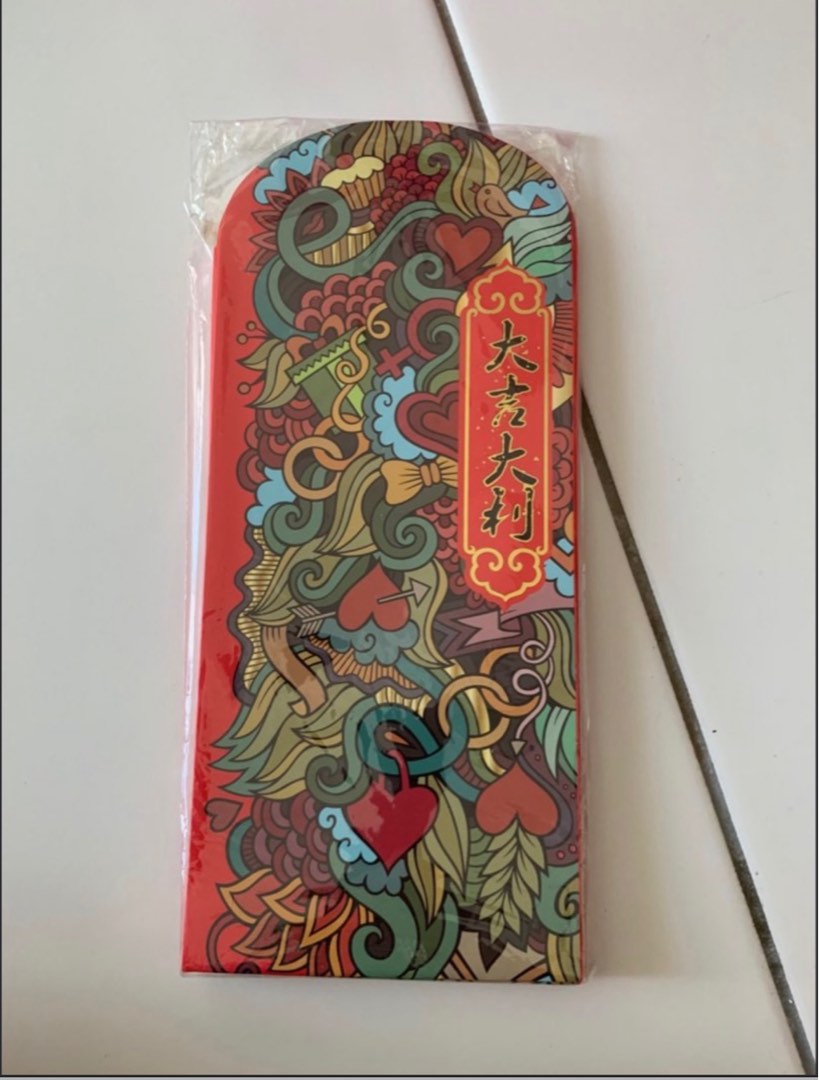 UCAN New CNY Red Packet (each packet is 9 pcs x 1 packet) hard paper ...
