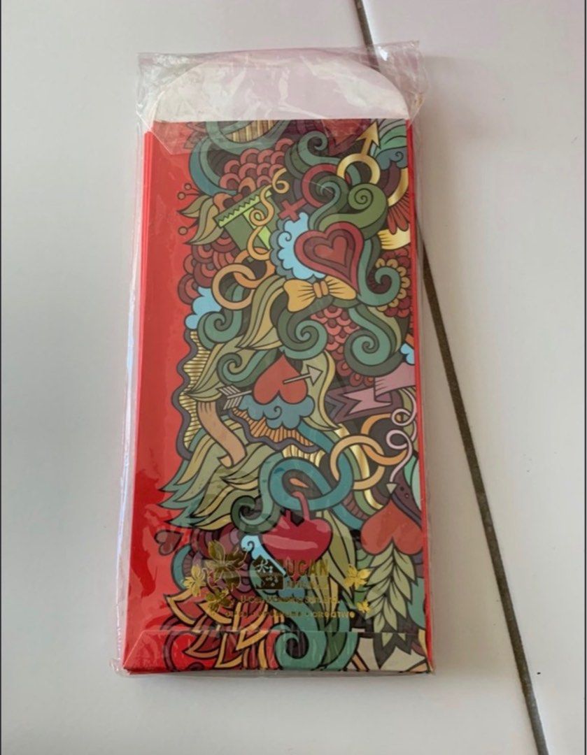UCAN New CNY Red Packet (each packet is 9 pcs x 1 packet) hard paper ...