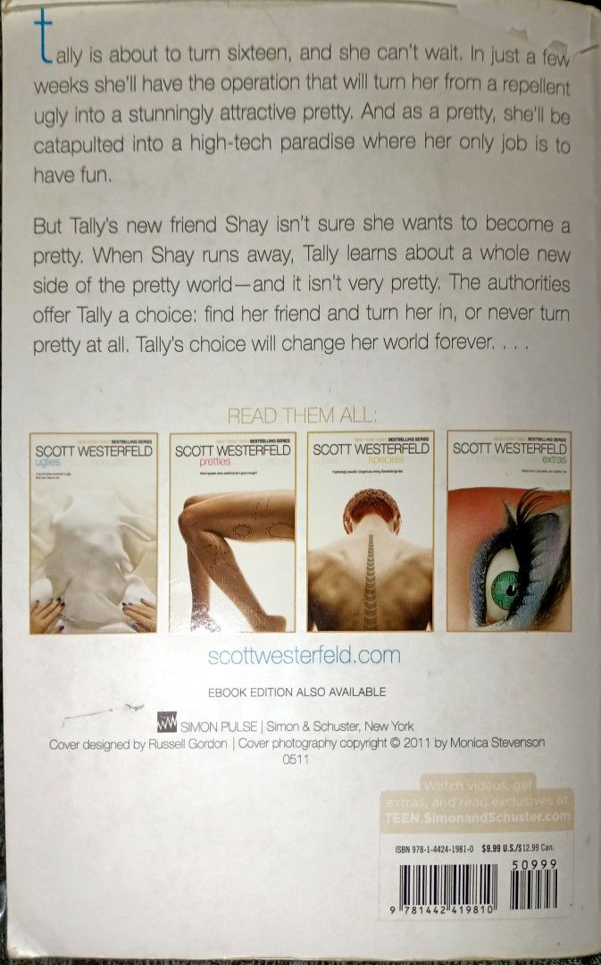 Uglies Series by Scott Westerfeld, Hobbies & Toys, Books & Magazines ...