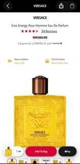Versace Pour Homme Eau de Toilette 100ml, Beauty & Personal Care ...