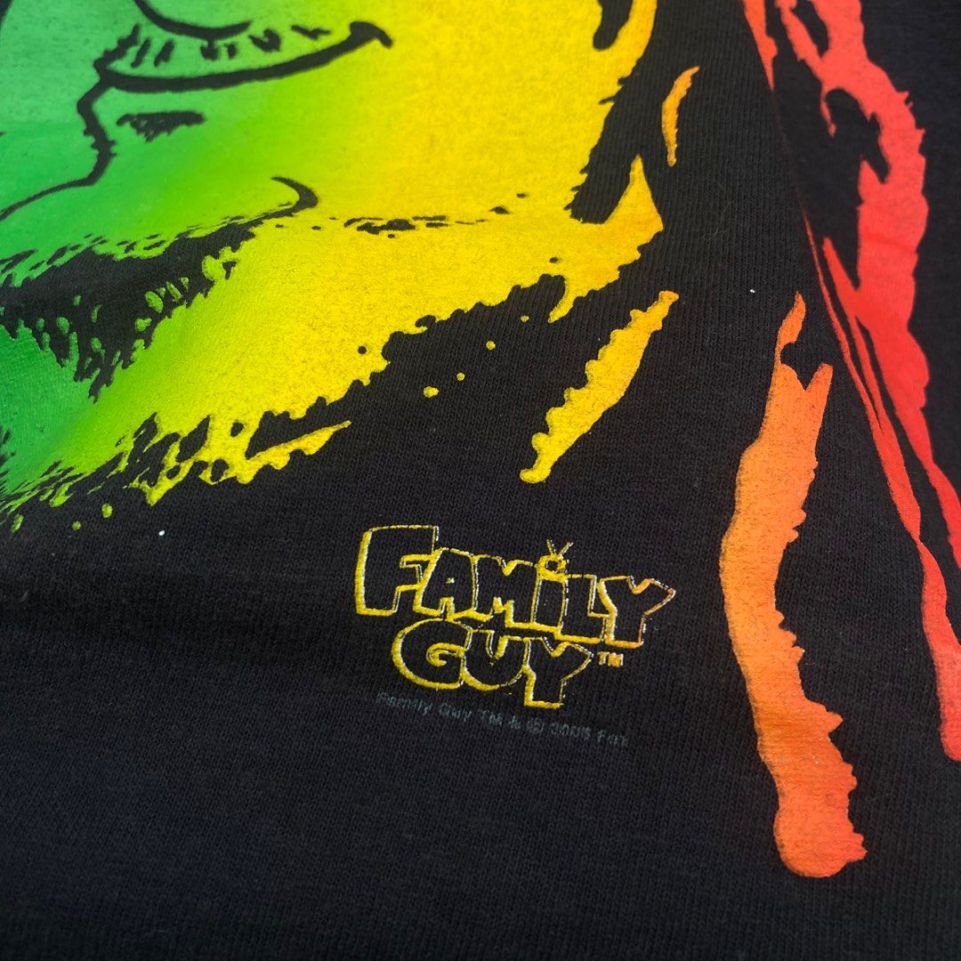 Vintage 00s Family Guy x Bob Marley x Rasta x Band, Men's Fashion, Tops ...