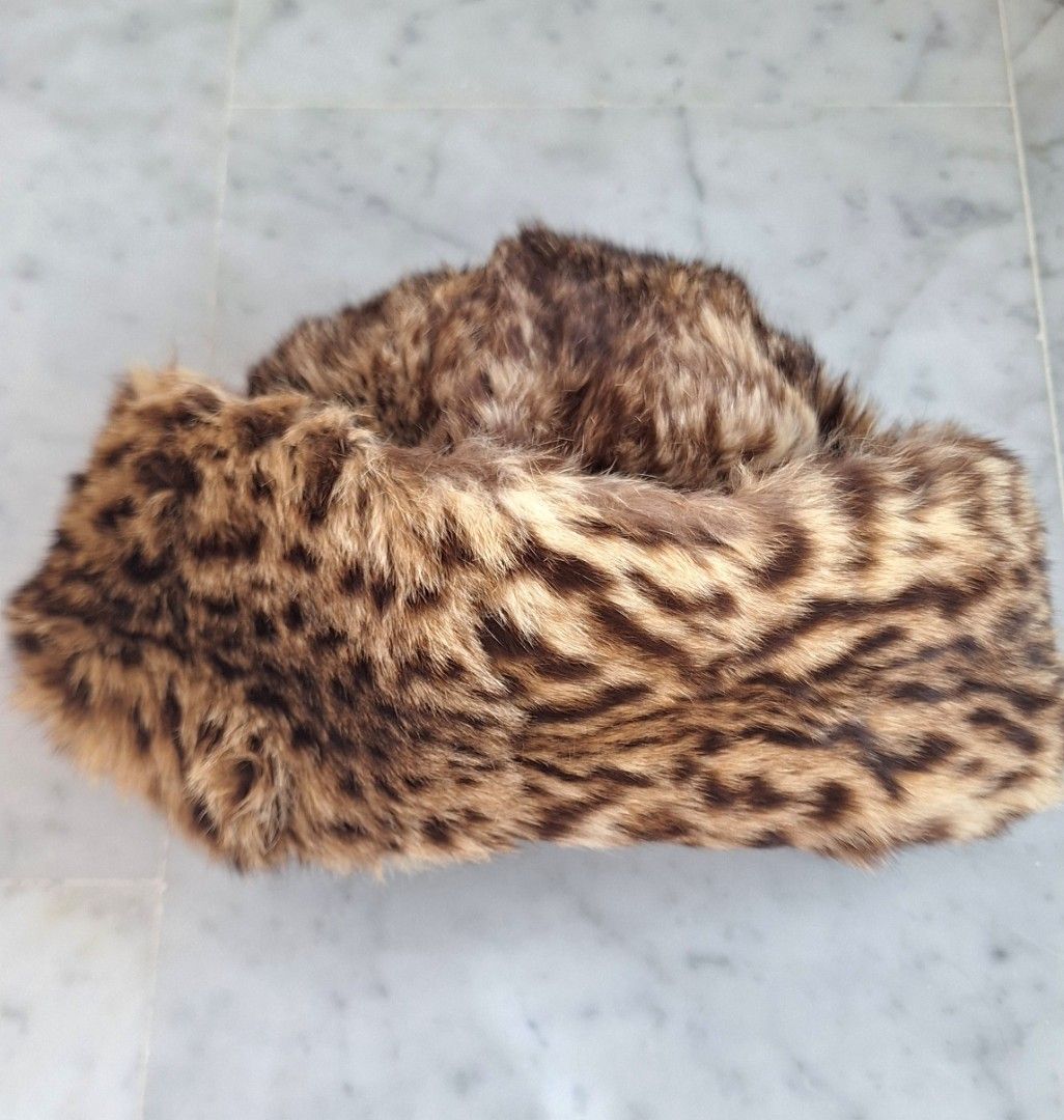 Vintage Faux Fur Trapper Winter Mongolian Hat, Women's Fashion, Watches ...