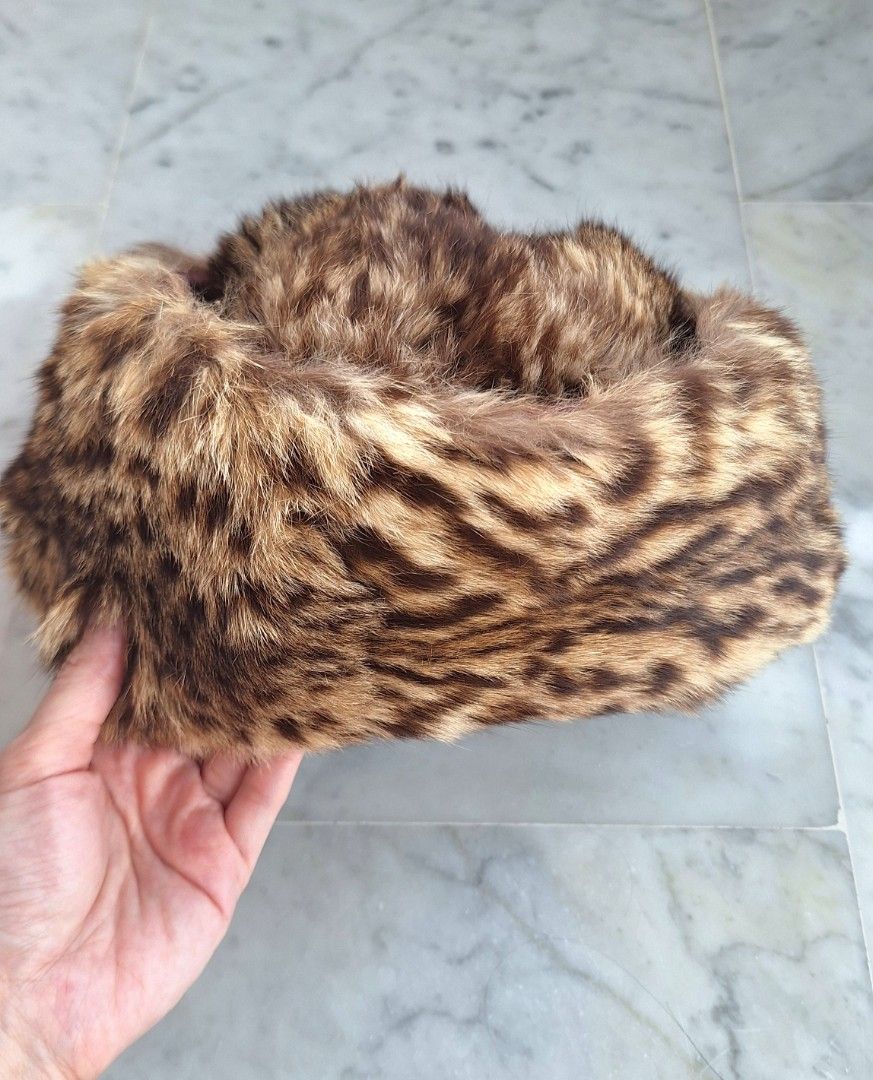 Vintage Faux Fur Trapper Winter Mongolian Hat, Women's Fashion, Watches ...