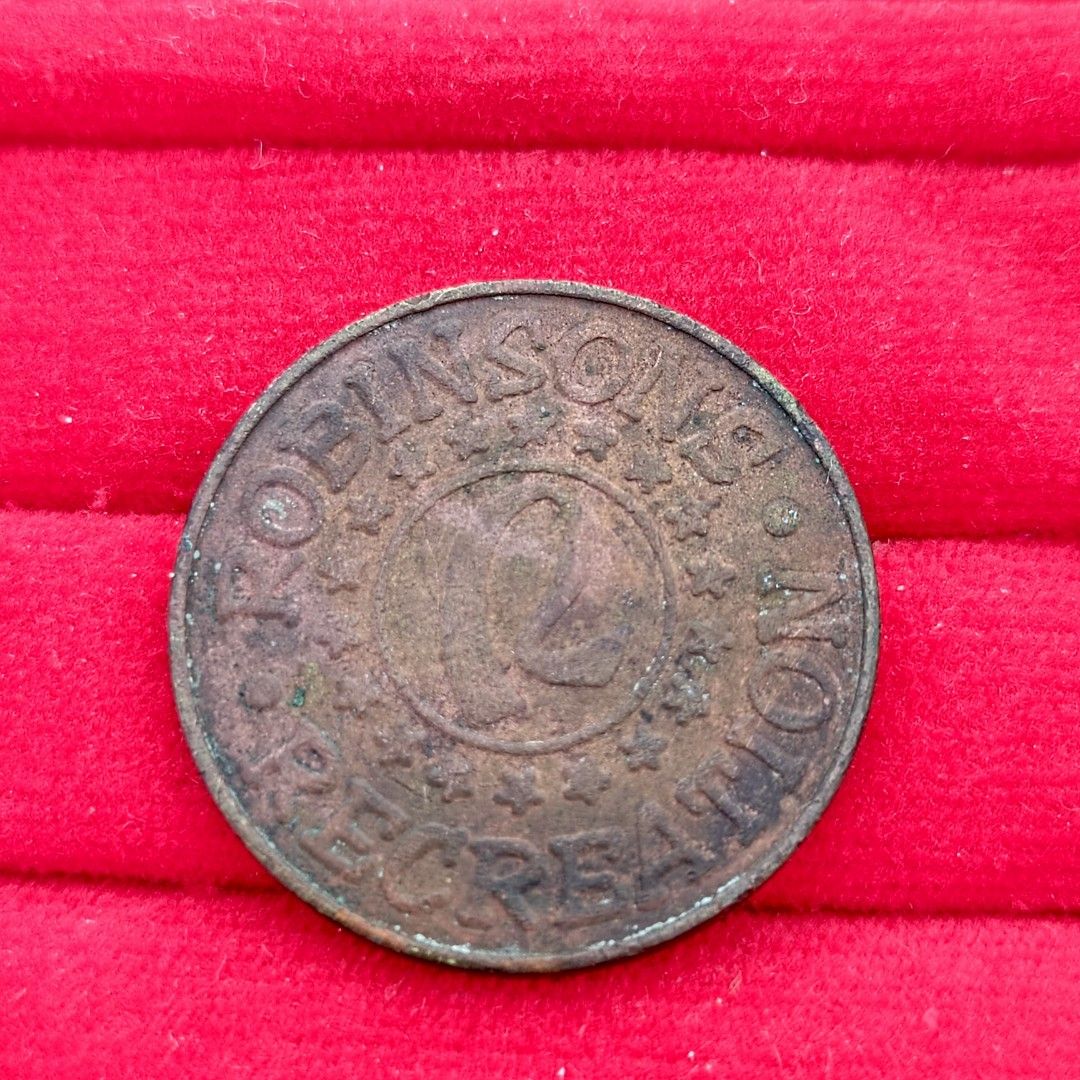 Vintage Robinsons Recreation Arcade Token - Philippine Collectible ...