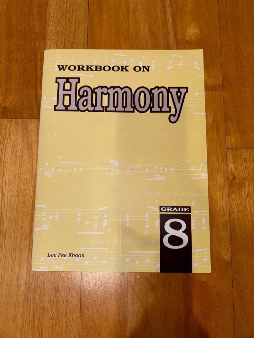 Workbook on Harmony Grade 8, Hobbies & Toys, Music & Media, Music ...