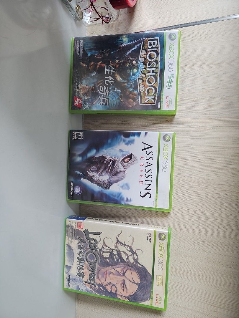Xbox 360 Games - BioShock, Lost Odyssey 2, Creed(sold), Video Gaming ...