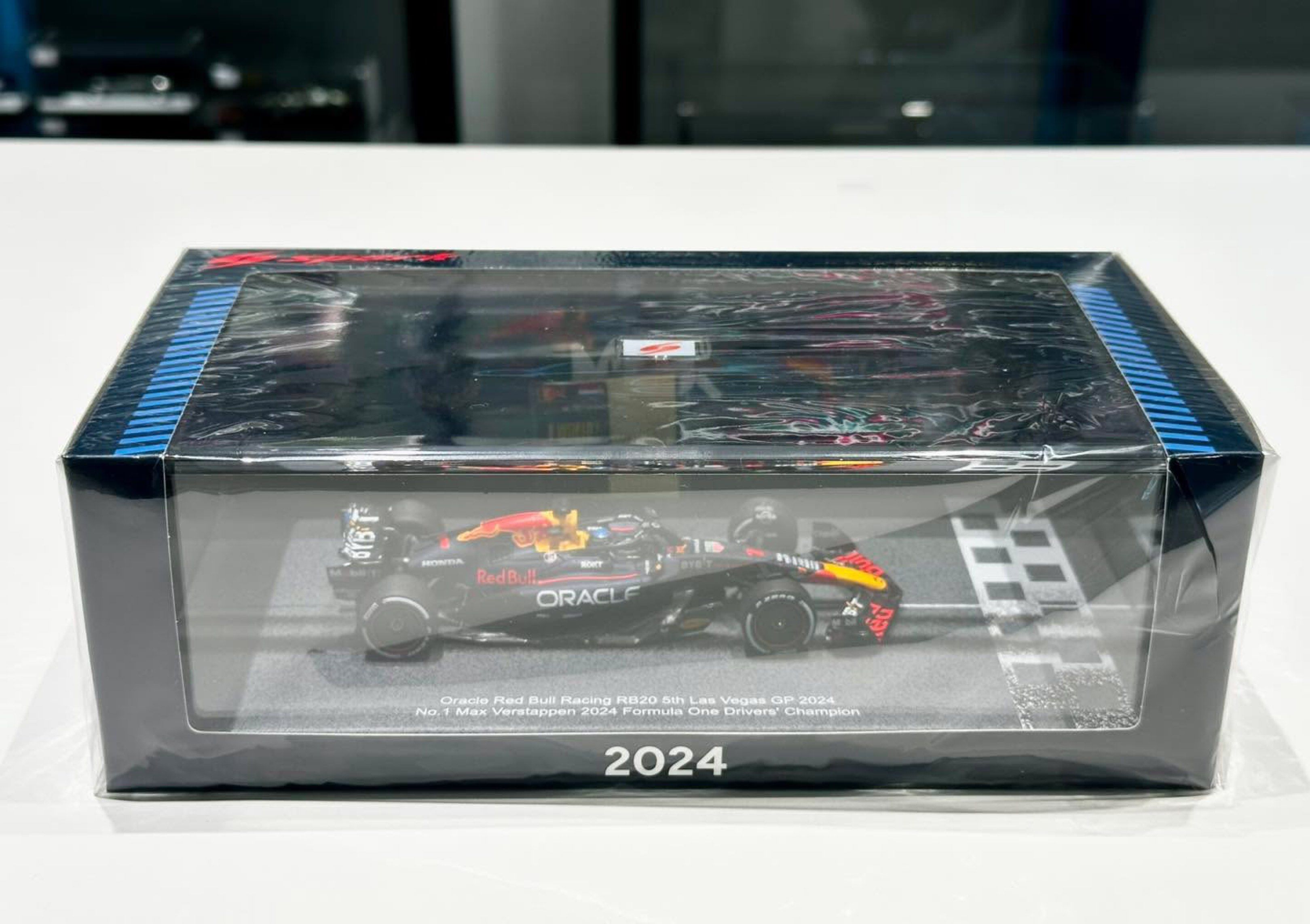 1/43 Spark Model Oracle Red Bull Racing RB20 5th GP Las Vegas #1 Max ...