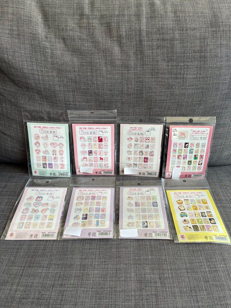 1pc My Melody Sticker Flakes | Little Twin Star | Purin | Sanrio ...