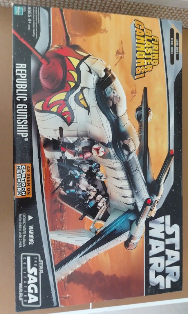 2006 Republic Gunship figure cartoon network, Hobbies & Toys, Toys ...