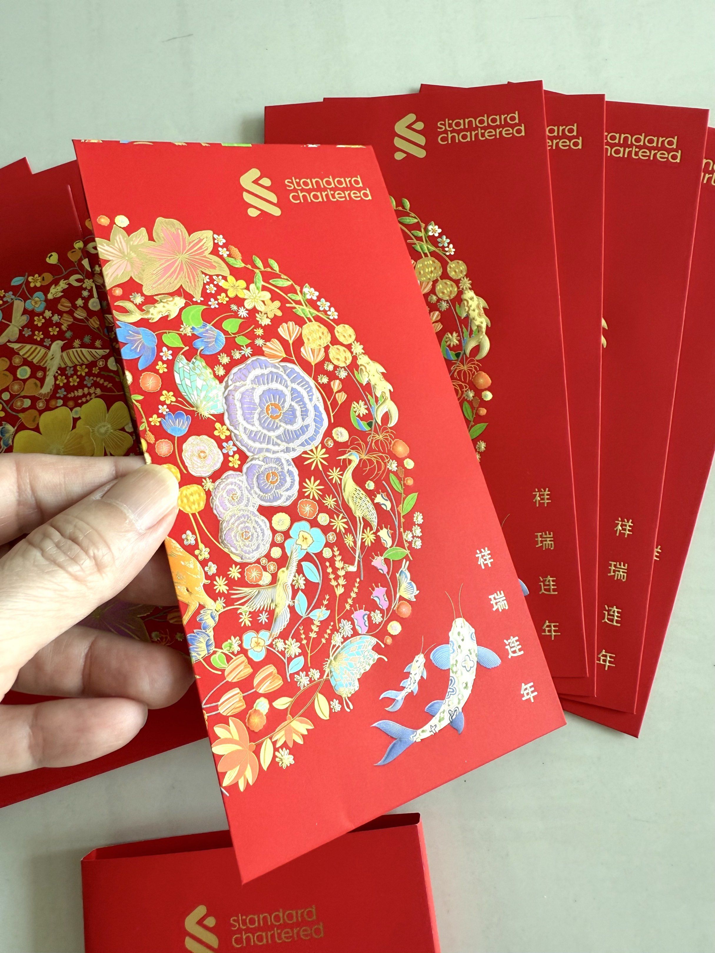 2026 Standard Chartered Bank Red Ang Pow Packet, Hobbies & Toys ...