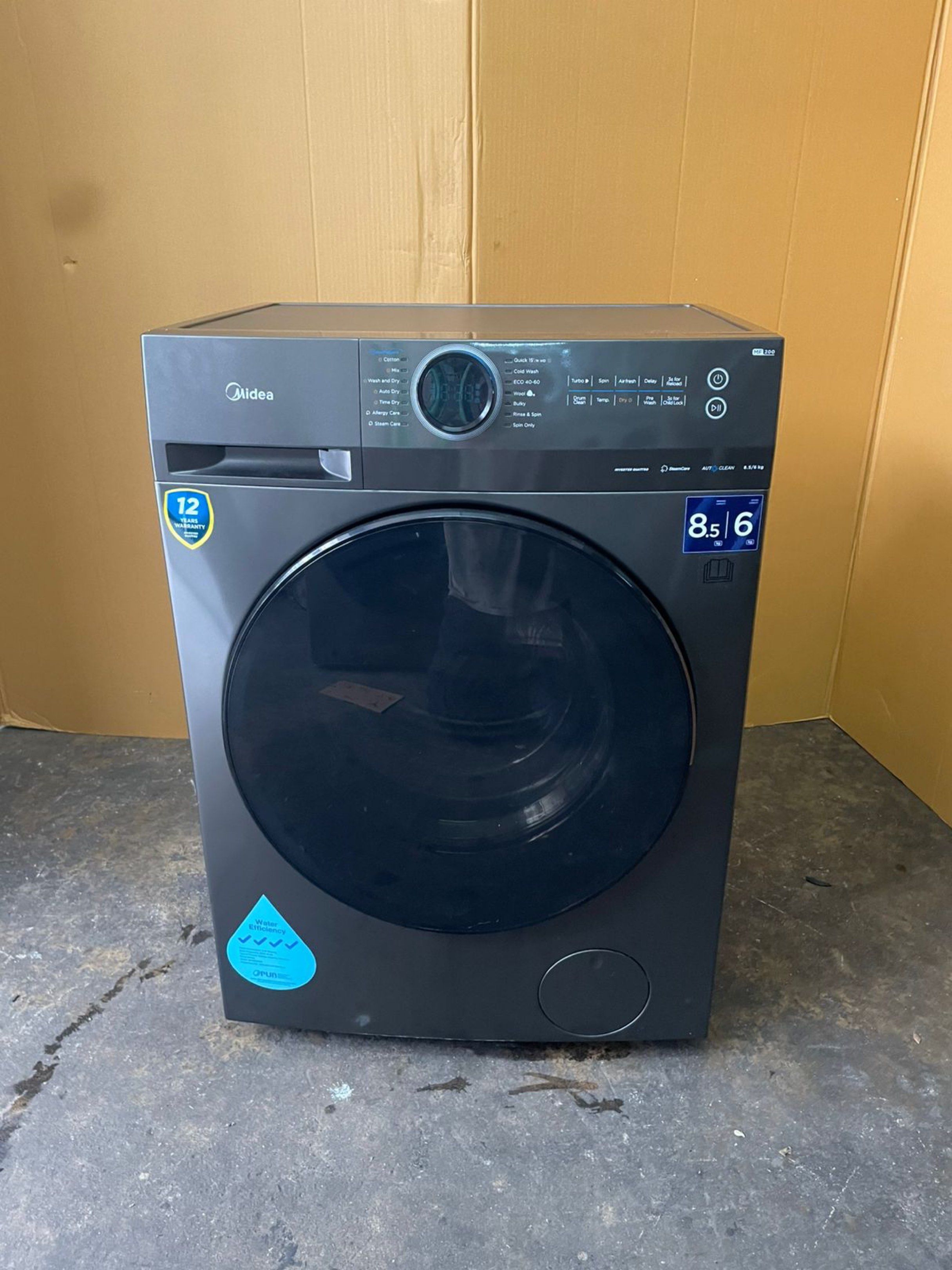 292601 (1) Midea Front Load Washer Dryer 8.5/6kg 4 $248 * 2 Mth ...