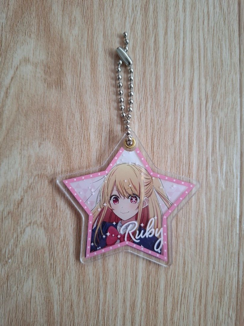 Anime Star Keychains - Aqua and Ruby Hoshino from Oshi no Ko, Hobbies ...