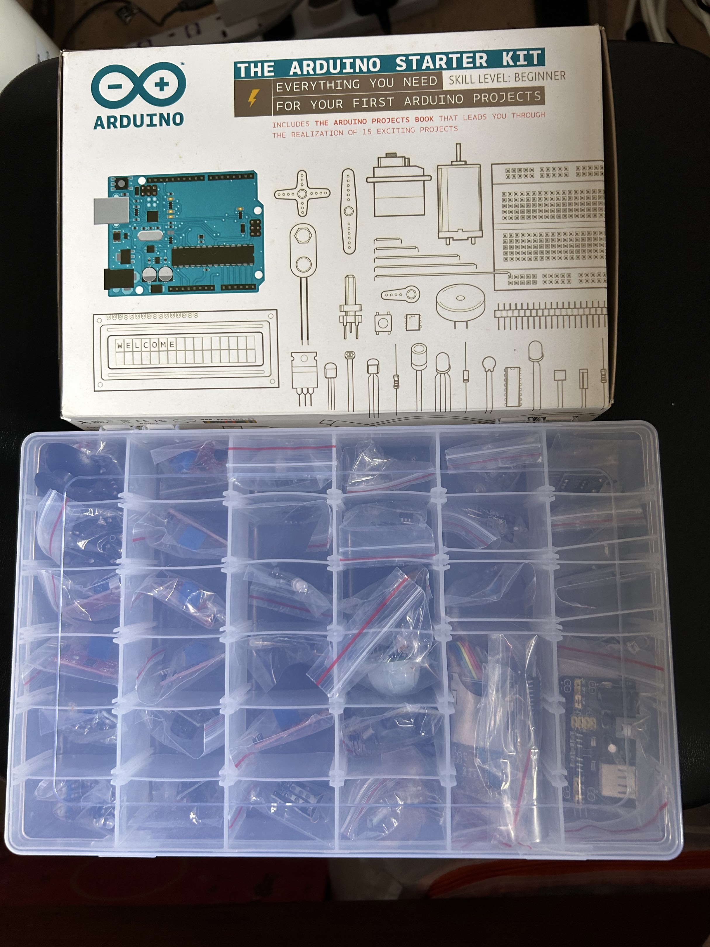 (Brand new) Official Arduino Starter Kit and 37-in-1 Sensors kit for ...